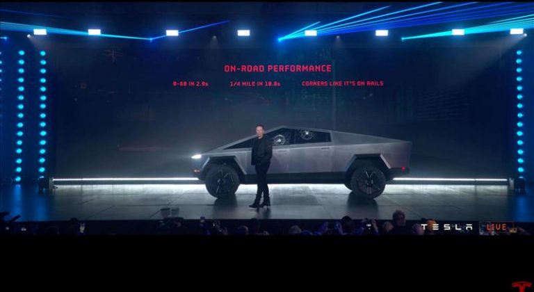 Camioneta eléctrica de Tesla rompe los moldes con diseño angulado y ...